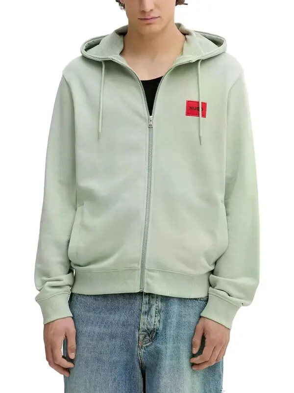 Hugo Zip-fastening Hoodie - Green