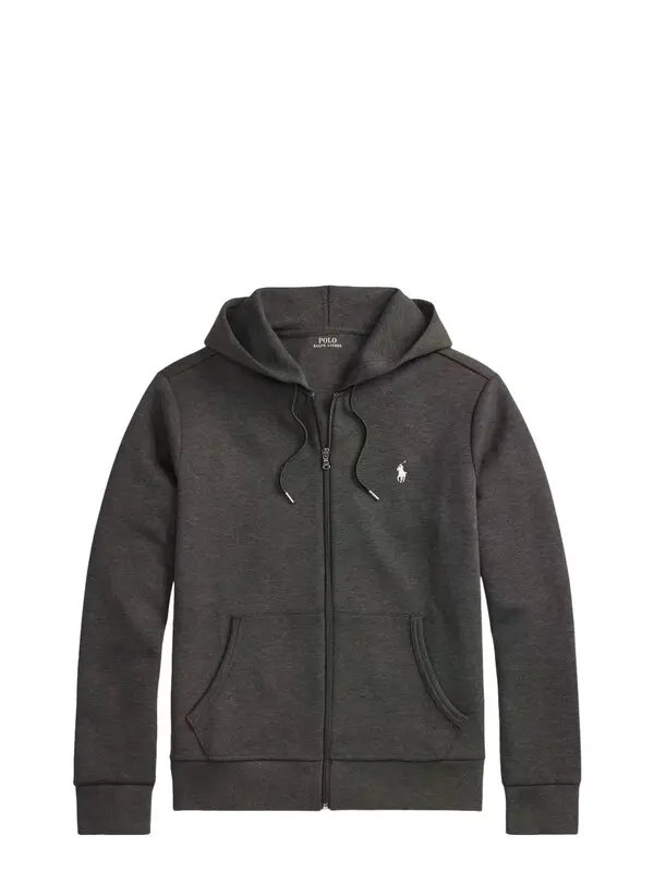 Ralph Lauren Hooded Zip-up Sweater - Grey