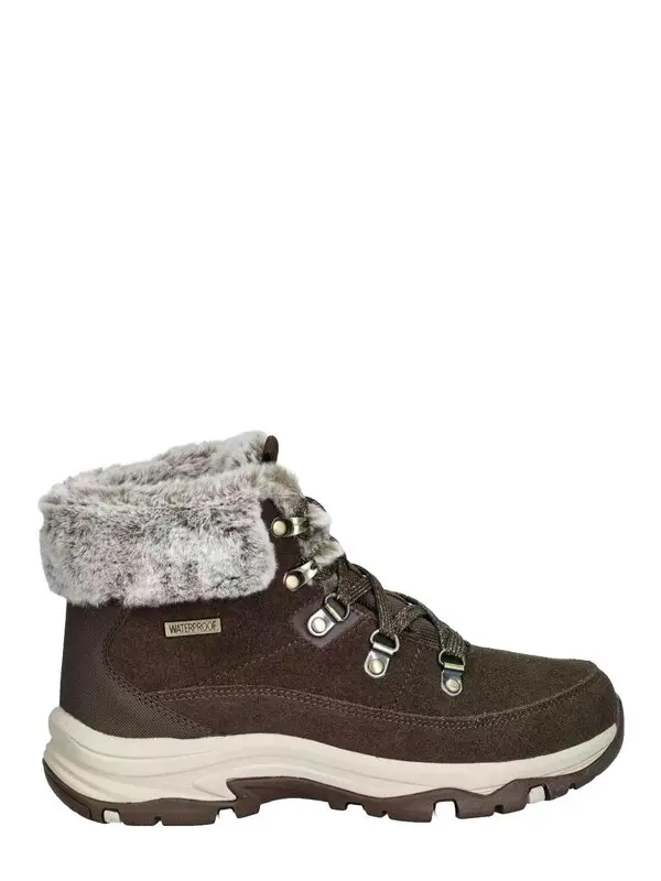 Sketchers Snow Worries Lace-up Boots - Brown