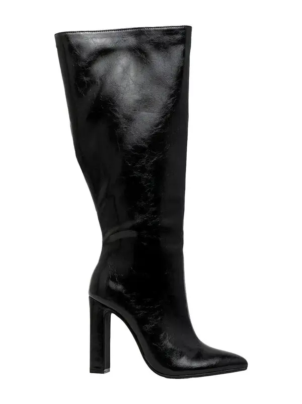 BUFFALO 110mm July Pointed Boots - Black