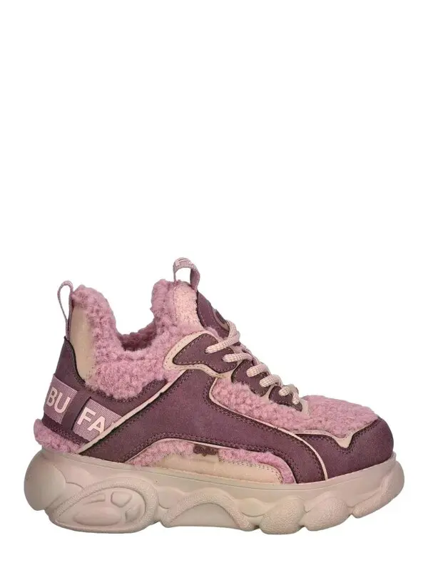 BUFFALO 50mm Chai Logo-tape Sneakers - Pink