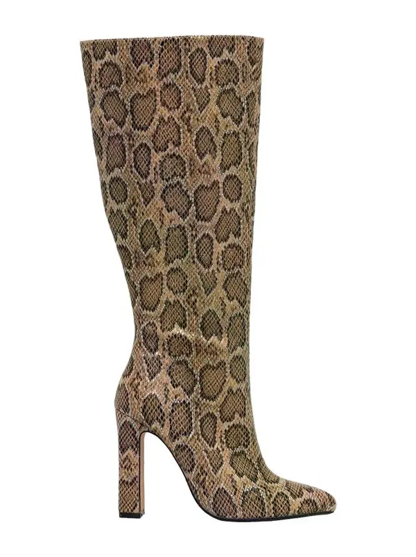 BUFFALO 110mm July Pointed Boots - Neutrals