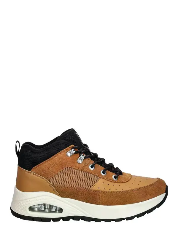 Sketchers Uno Rugged Panelled Sneakers - Brown