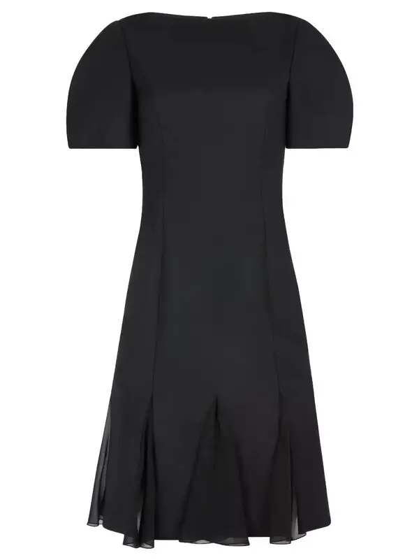Nina Ricci Peplum Mini Dress - Black