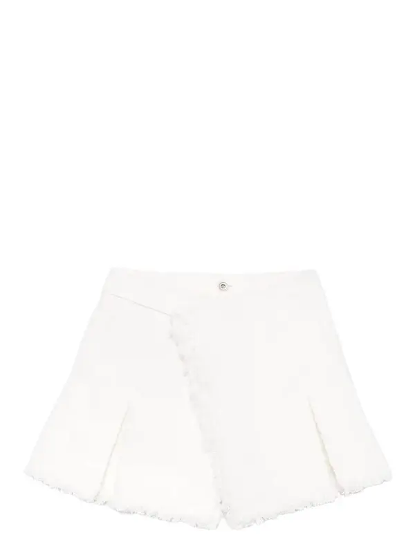 Sacai Tweed Skort - White