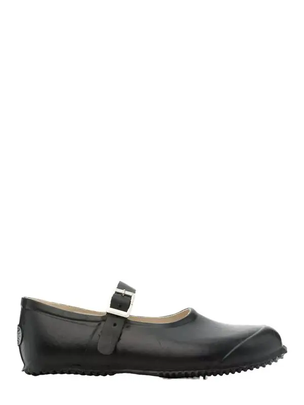 Superga Leather Ballet Flats - Black