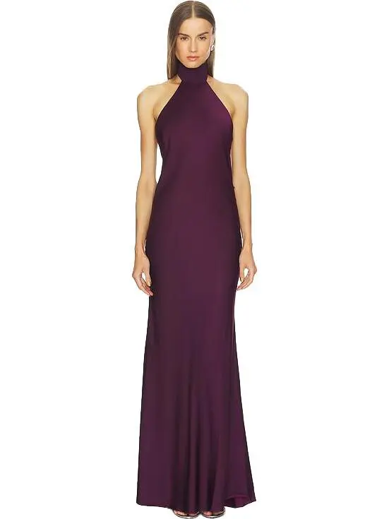 LOBA Alexis Bias Gown - Violet
