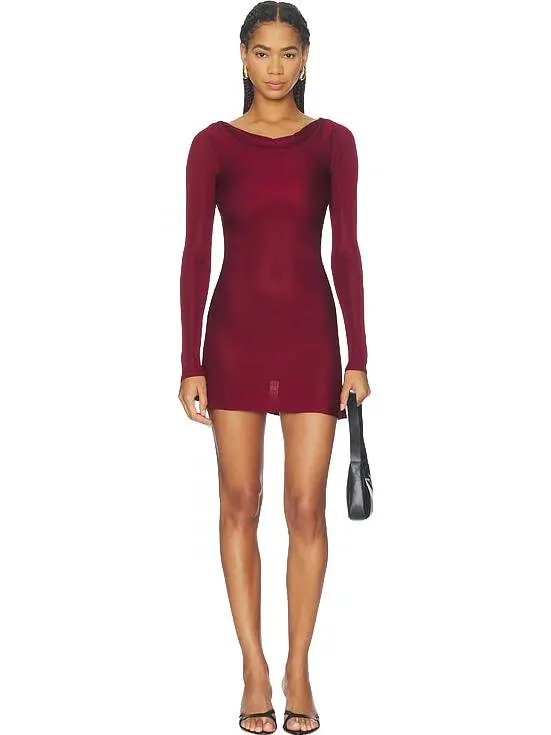 LOVERS AND FRIENDS Sally Mini Dress - Oxblood