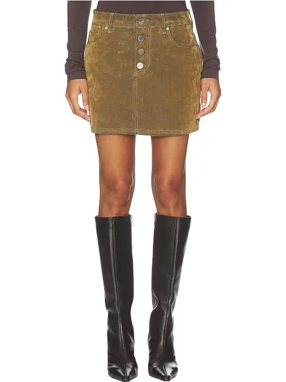 ALIGNE Corrie Flok Mini Skirt - Sand
