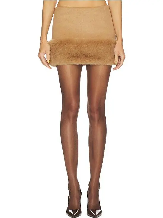 LOBA Chelsea Mini Skirt - Camel