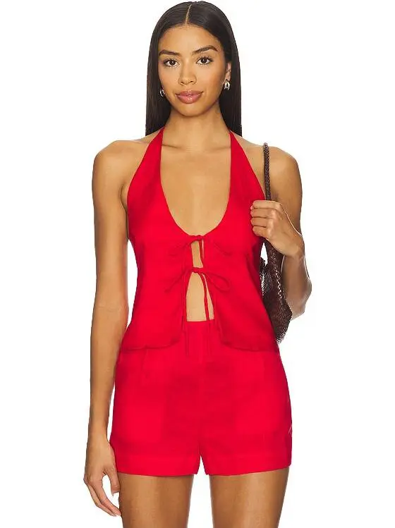 L*Space Halter Neck Top - Flame