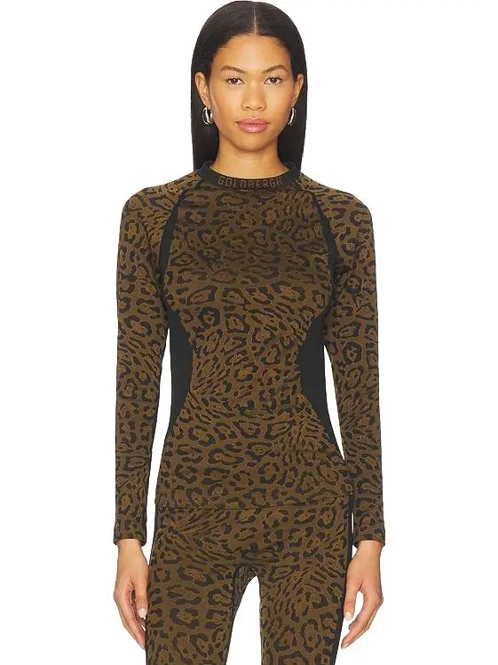 Goldbergh Feline Baselayer Long Sleeve - Jaguar
