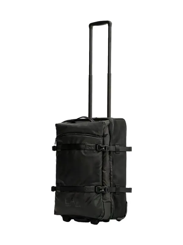 Emporio Armani Logo-detail Top-handle Luggage - Black
