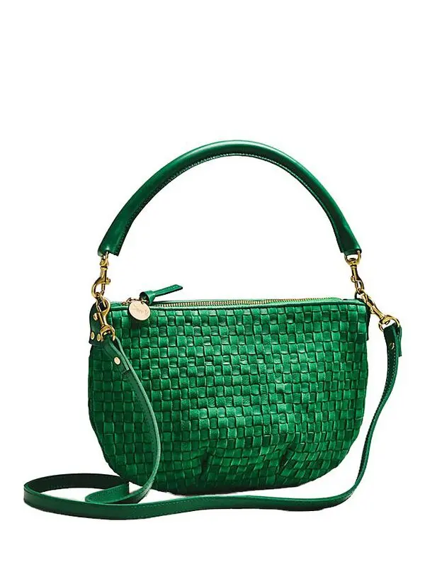 Clare V. Petite Moyen Messenger Bag - Grass