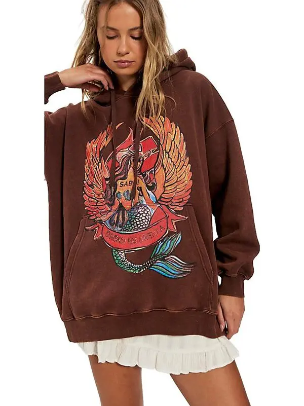 SABBI Brenda Energy Hoodie - Chocolate