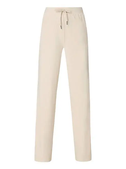 Sweaty Betty Explorer Side-stripe Wide-leg Trousers - Barley Beige