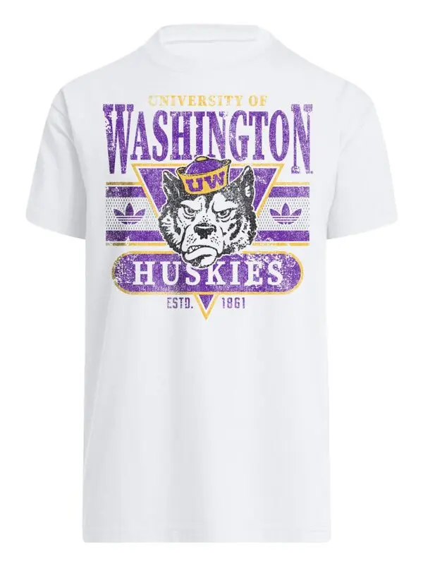 Adidas Washington Huskies Originals Graphic T-shirt White - White / Ncaa-wtn-7yy