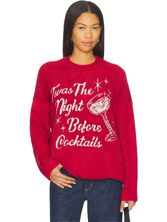 Show Me Your Mumu Classic Crewneck Sweater - Red