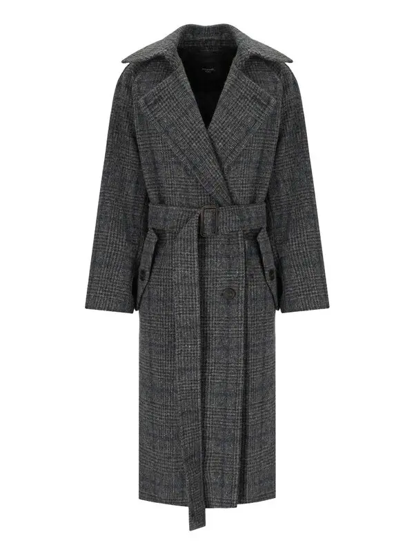 Max Mara Sestri Belted Overcoat - Grey