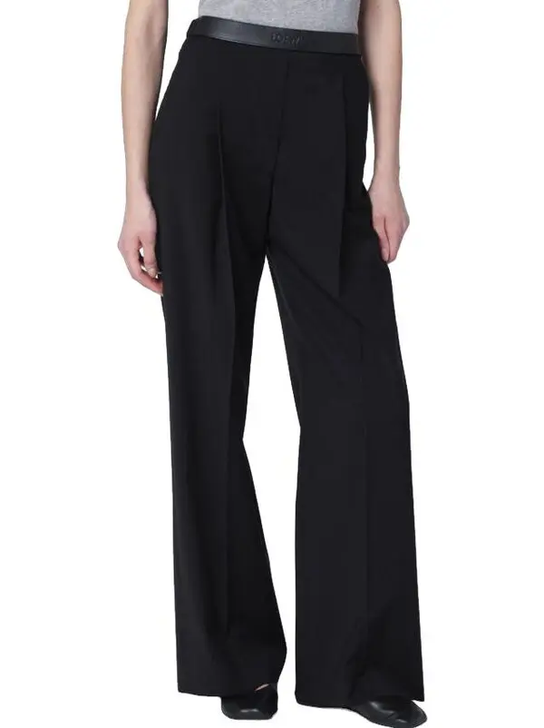 Loewe Wool Trousers - Black