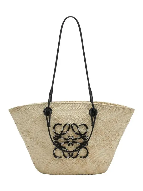 Loewe Medium Anagram Basket Bag - Beige