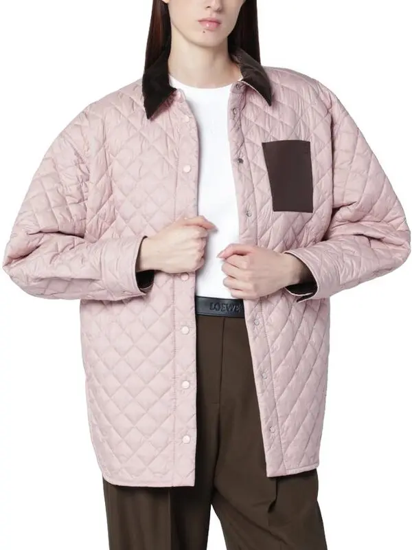 Loewe Quilted Jacket - Pink