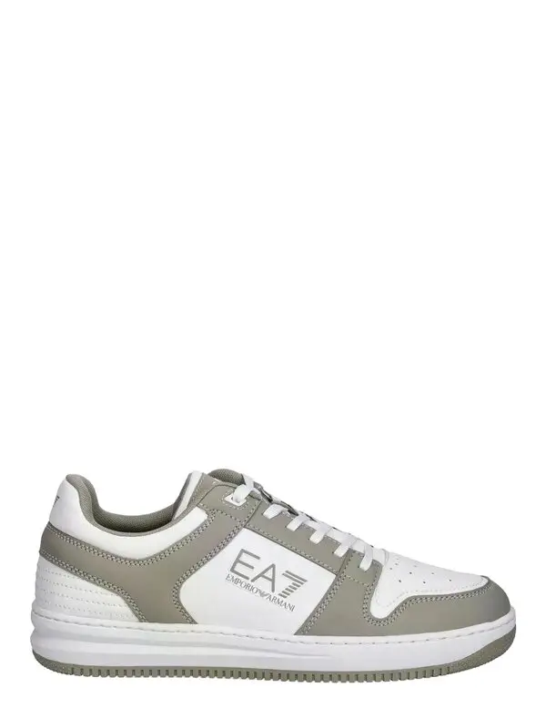 EA7 Logo-detail Sneakers - White