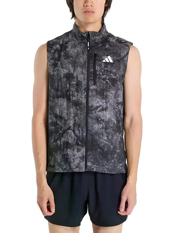 Adidas Spray Dye-effect Sleeveless Vest - Grey