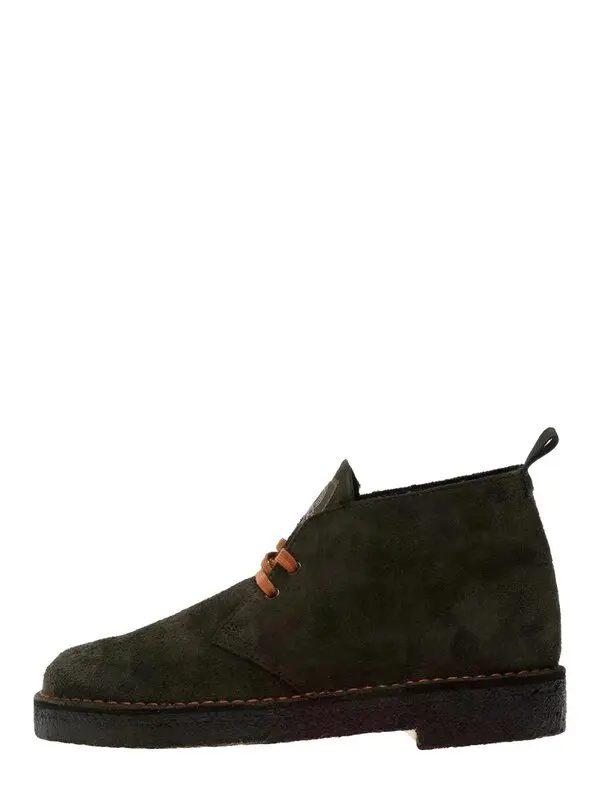 Clarks Loden Suede Boots - Green