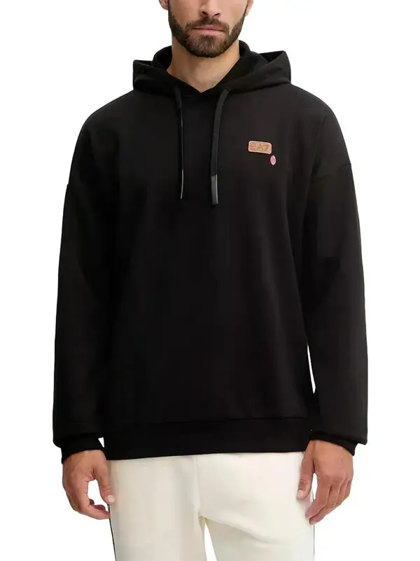 Emporio Armani Graphic Hoodie - Black