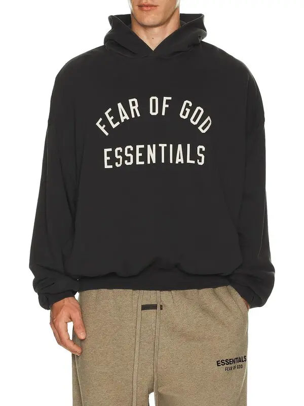 Fear Of God 90's Fit Hoodie - Vintage Black