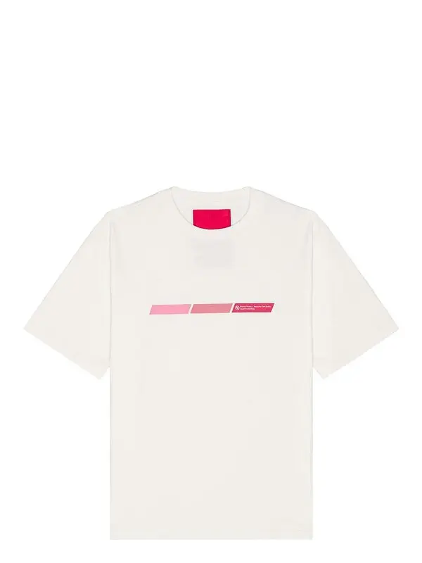 DISTRICT VISION X Massimo Osti Studio Tee In White - Bone
