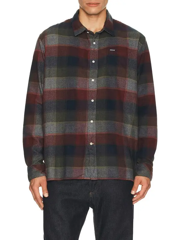 Barbour Copswell Relaxed Checked Shirt - Navy