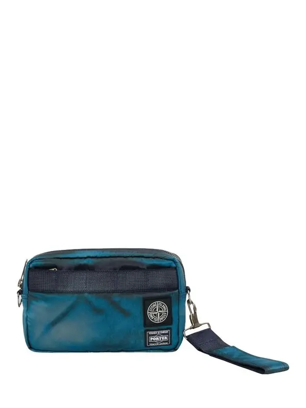 Stone Island X Porter Hand Corrosion Pouch - Blue