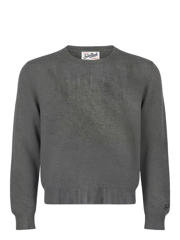 MC2 SAINT BARTH Crew-neck Long Sleeve Sweater - Grey