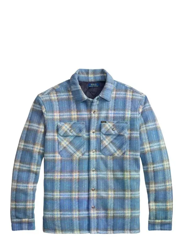 Polo Ralph Lauren Plaid-pattern Overshirt - Blue