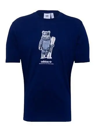 Adidas Winter Sports Ski Bear Graphic T-shirt - Dark Blue
