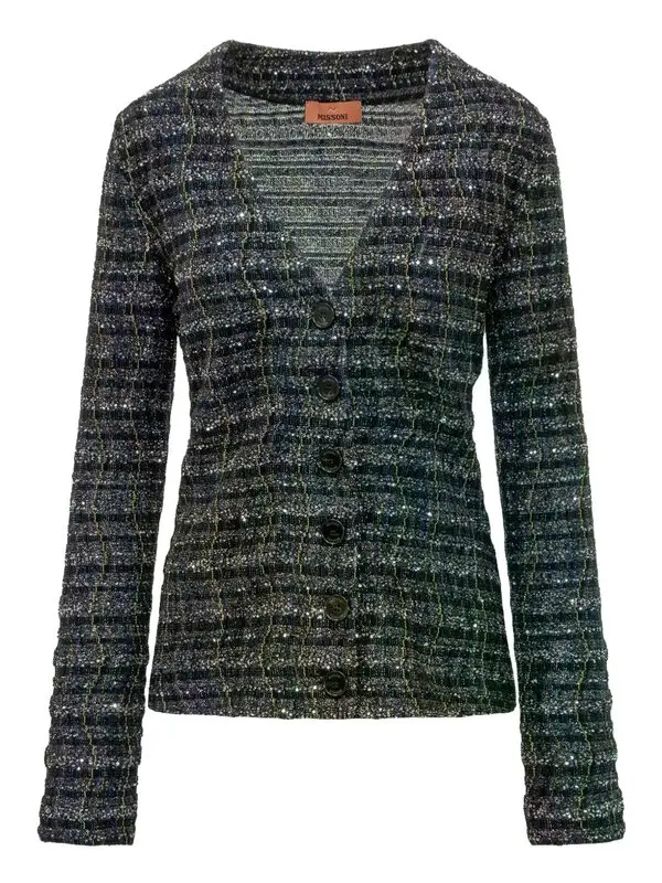 Missoni Buttoned Cardigan - Black