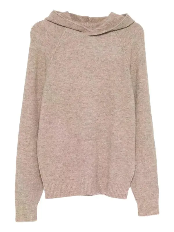 MC2 SAINT BARTH Piccadilly Long-sleeve Hooded Sweater - Neutrals