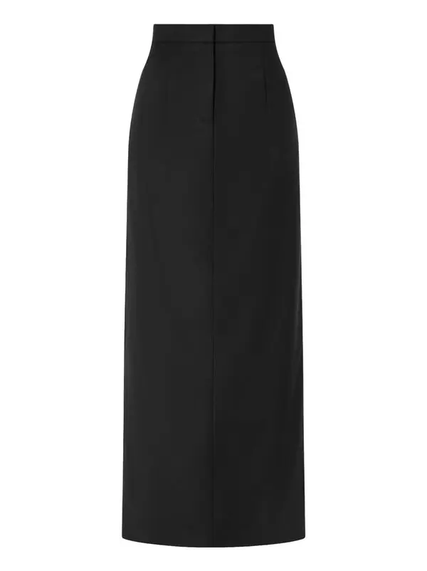 Tove Fey Wool-blend Maxi Skirt - Black