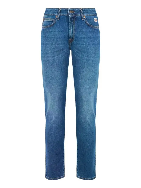 ROY ROGER'S Logo-patch Jeans - Blue