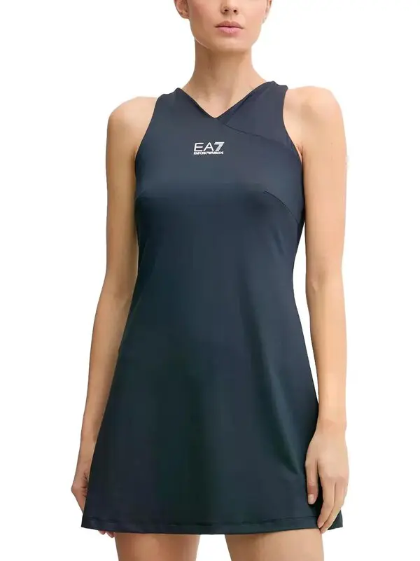 EA7 Logo-detail Short Set - Blue