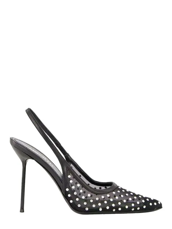 Paris Texas Lidia Slingback Pumps - Black