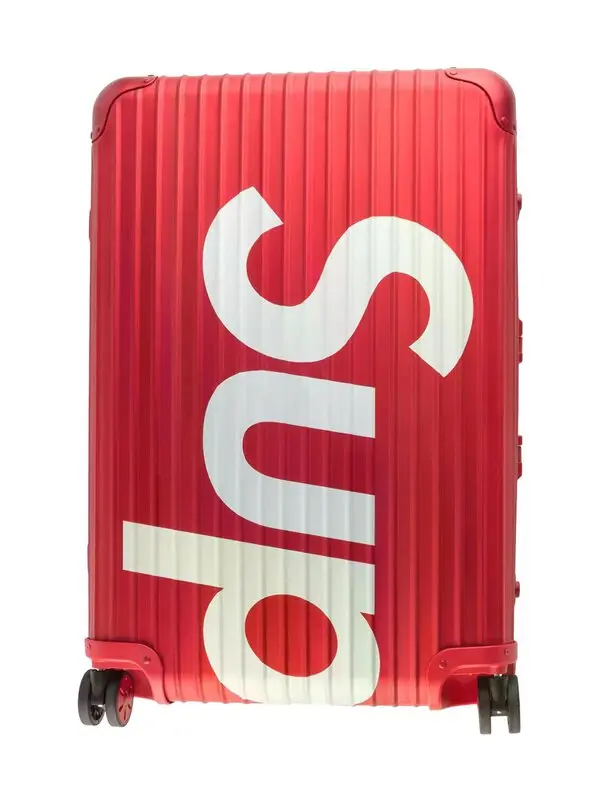 Supreme X Rimowa Topas Multiwheel 82l Suitcase - Red