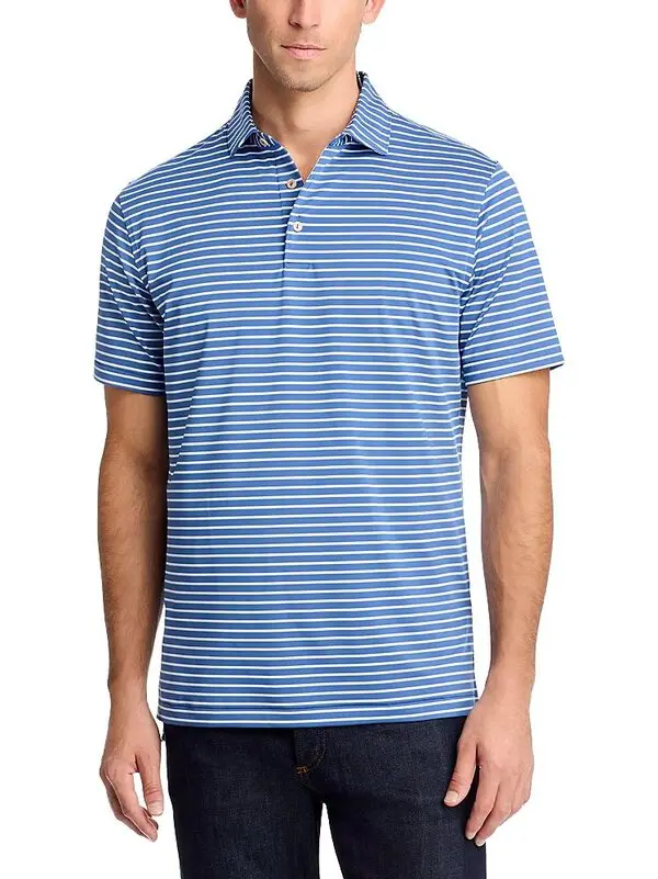 Peter Millar Dunnes Performance Polo Shirt - Windsor Blue