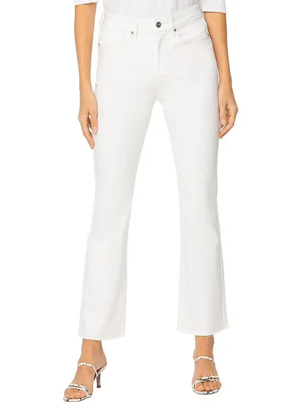 NYDJ Slim Bootcut Ankle Jeans - Optic White