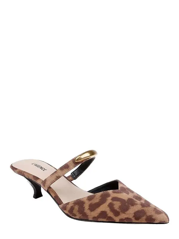 L'Agence Catania Pointed Pumps - Leopard