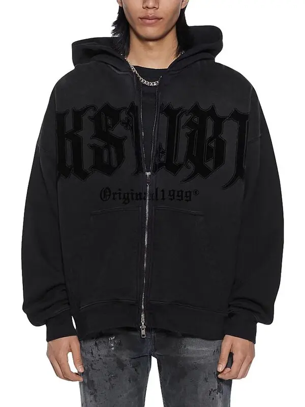 Ksubi Ekcess Oversized Hoodie - Charcoal