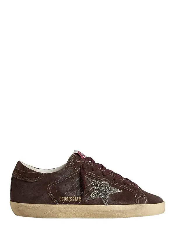 GOLDEN GOOSE Super Star Suede Sneakers - Antracite