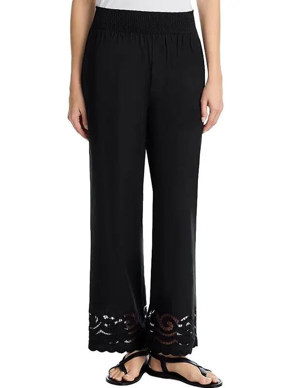 Rails Henrik Embroidered Pants - Black Embroidery